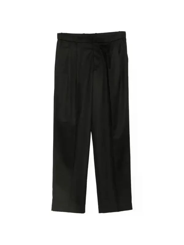 Calvin Klein Pleated Straight-leg Trousers