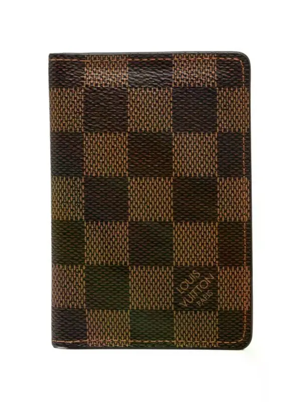 LOUIS VUITTON 2000-2026 Damier Ebene Pocket Organizer Card Holder