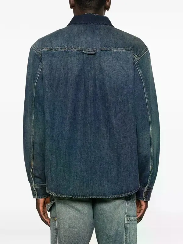 Carhartt Work In Progress Logo-patch Button-down Jacket