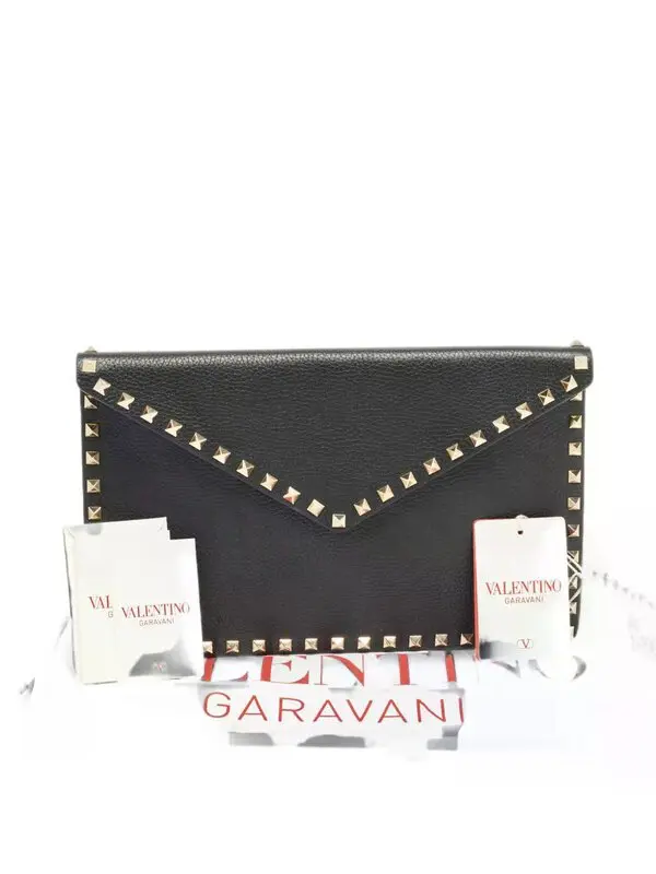 Valentino Garavani Rockstud Envelope Clutch Bag
