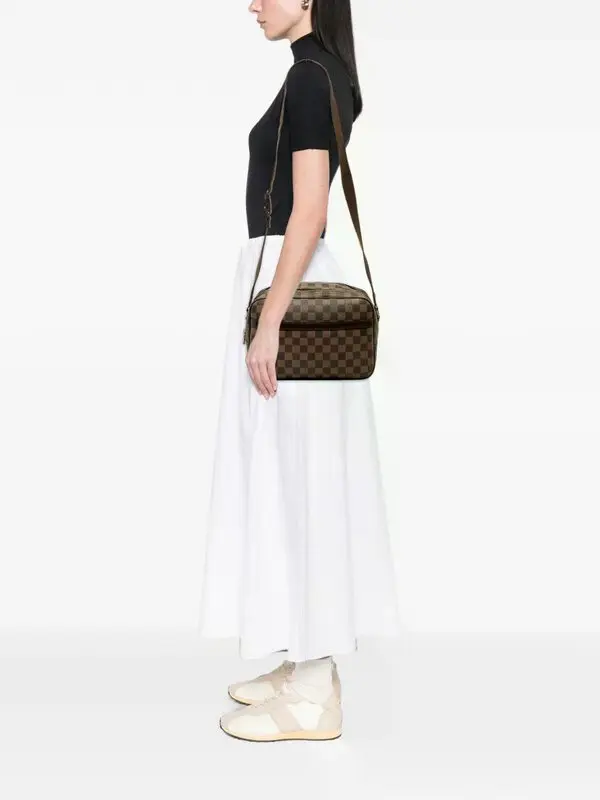 LOUIS VUITTON Damier Ebene Reporter Pm Crossbody Bag