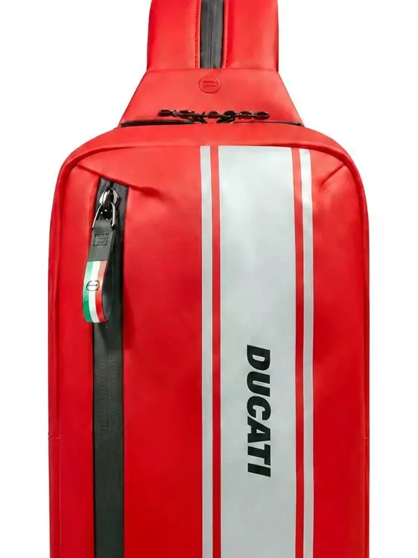 PIQUADRO X Ducati Logo-print Backpack