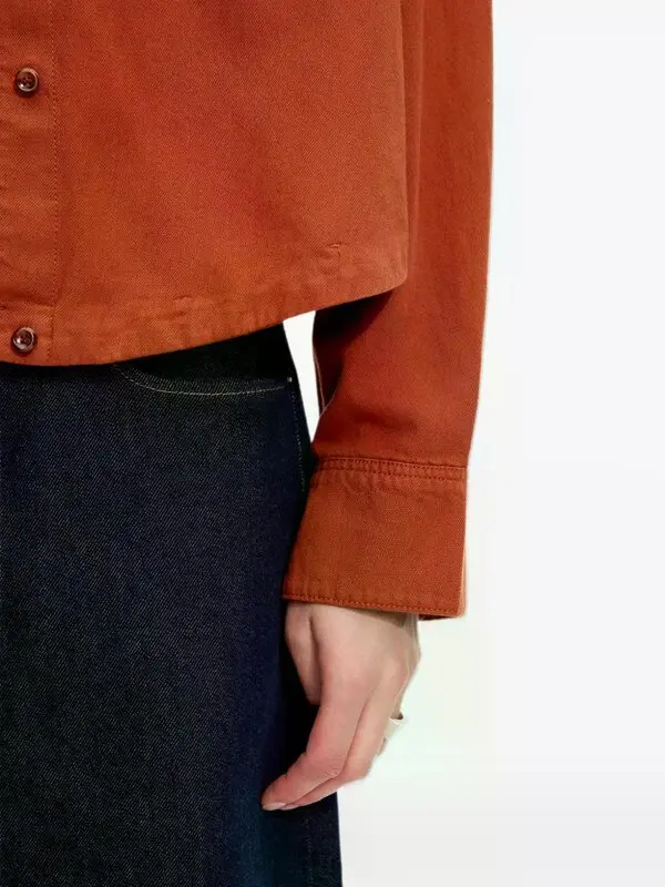 JNBY Cropped Button-up Shirt