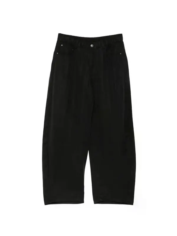 CROQUIS Wide-leg Trousers With Drawstring Waistband