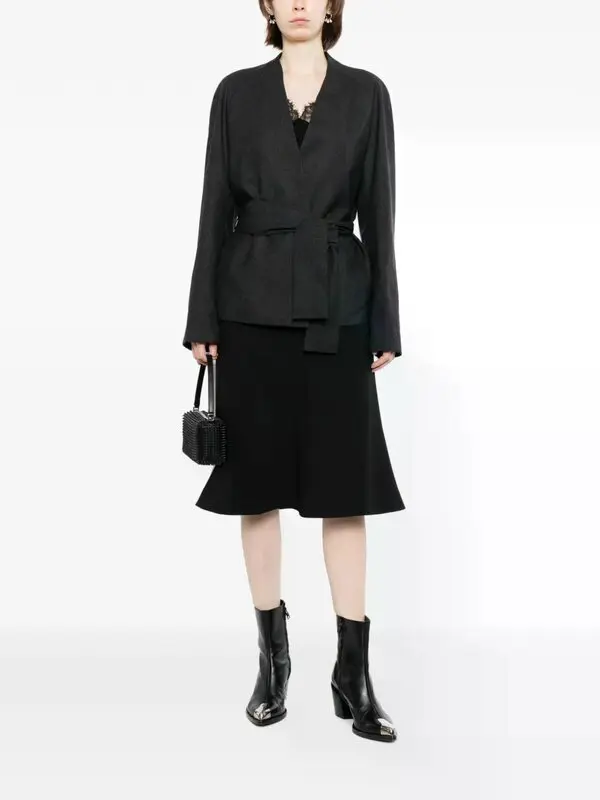 JNBY Fluted-hem Midi Skirt