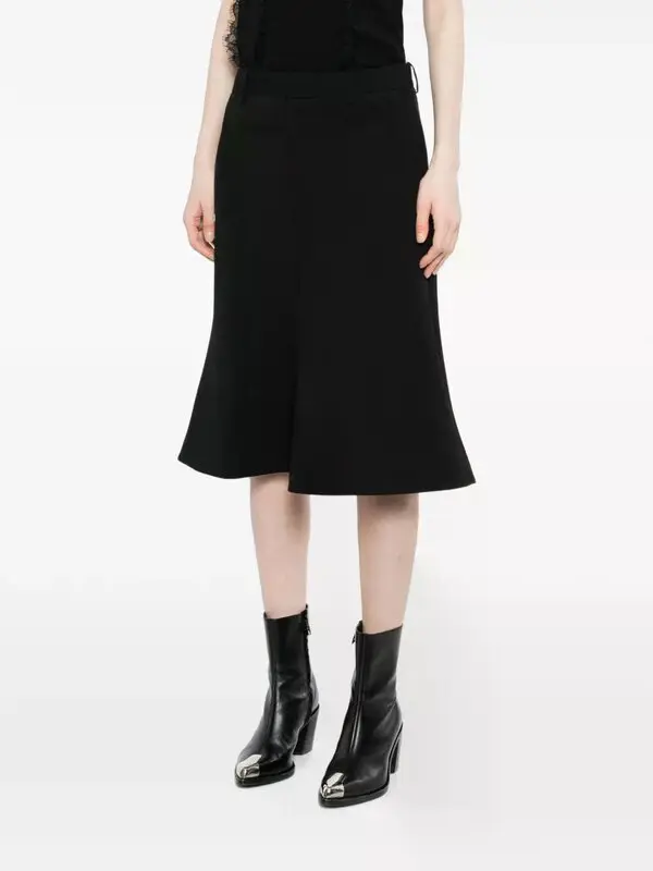 JNBY Fluted-hem Midi Skirt