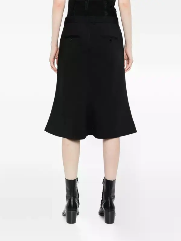 JNBY Fluted-hem Midi Skirt