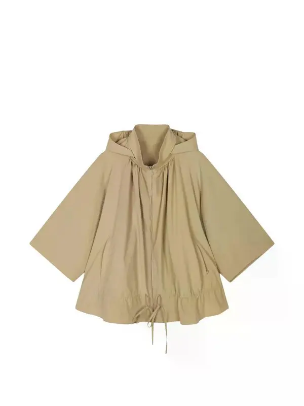 LESS Raglan Sleeve Hooded Jacket - Neutrals