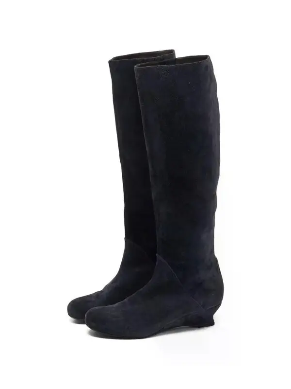 Bottega Veneta Suede Knee-length Boots - Blue