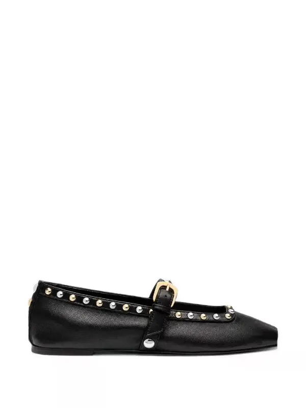 STUART WEITZMAN Perry Studded Ballet Flats - Black
