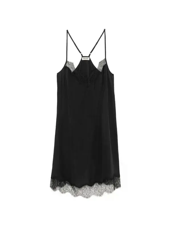 Zadig&Voltaire Silk Lace Trim Dress