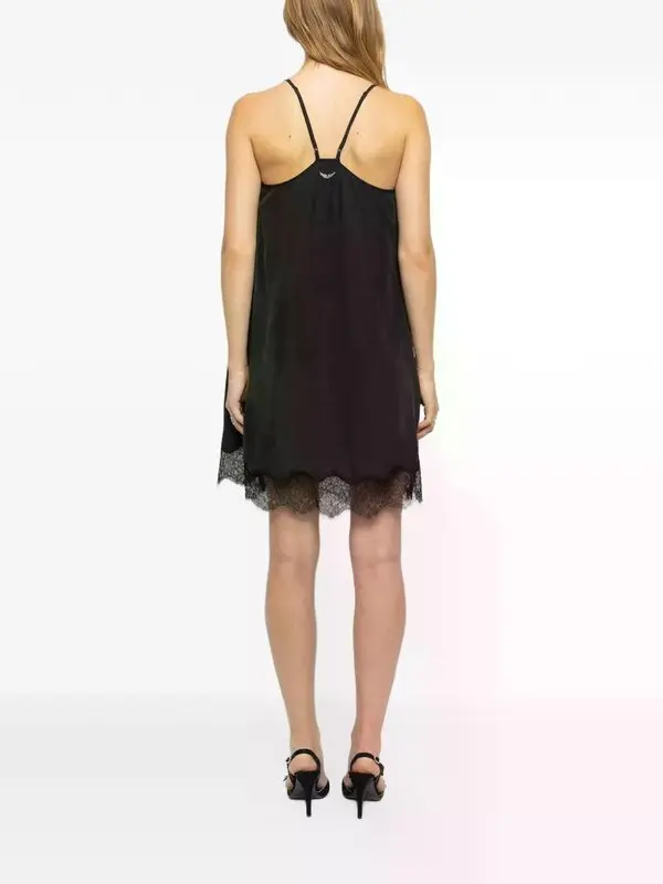 Zadig&Voltaire Silk Lace Trim Dress
