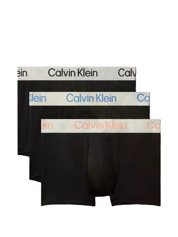 Calvin Klein Logo-waistband Boxers - Black