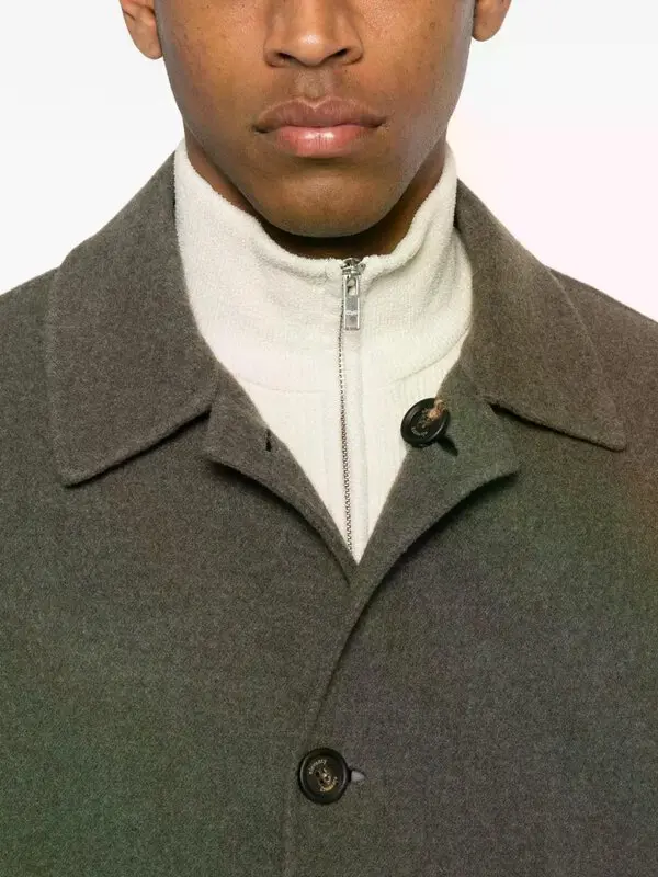 Eleventy Button-fastening Wool Coat