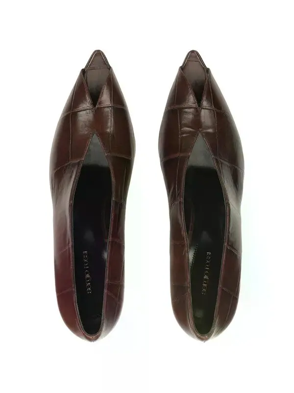 SERGIO ROSSI Beak Pumps - Brown