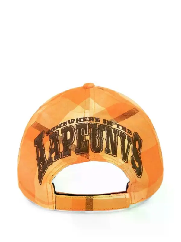 AAPE BY *A BATHING APE Aapeunvs Checked Baseball Cap