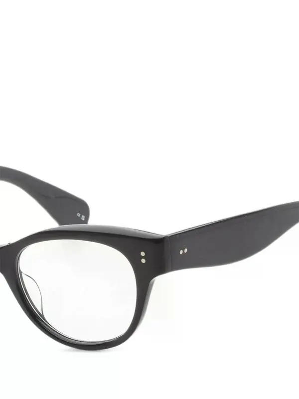 Garrett Leight Octavia Cat-eye Eyeglasses - Black