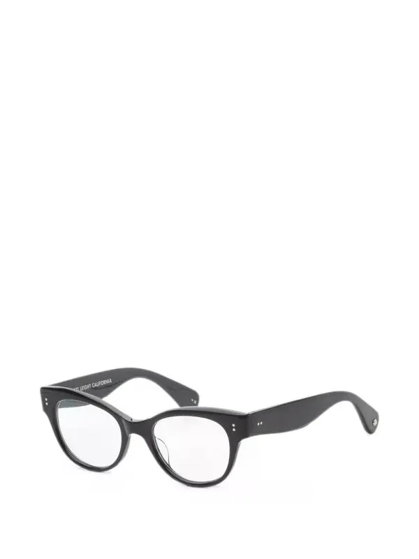Garrett Leight Octavia Cat-eye Eyeglasses - Black