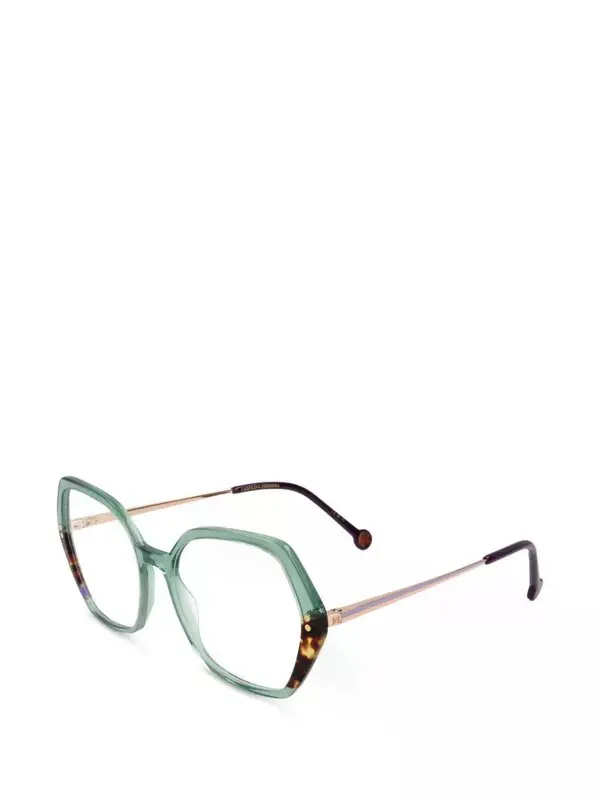 Carolina Herrera Geometric Frame Eyeglasses