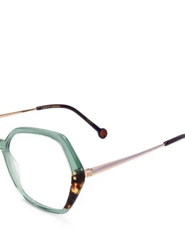 Carolina Herrera Geometric Frame Eyeglasses