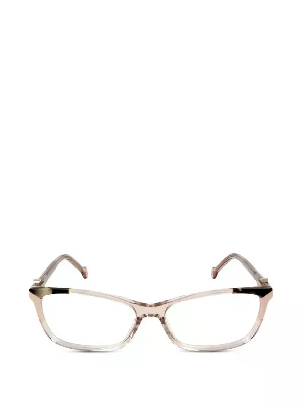 Carolina Herrera Tortoiseshell-effect Logo-plaque Glasses