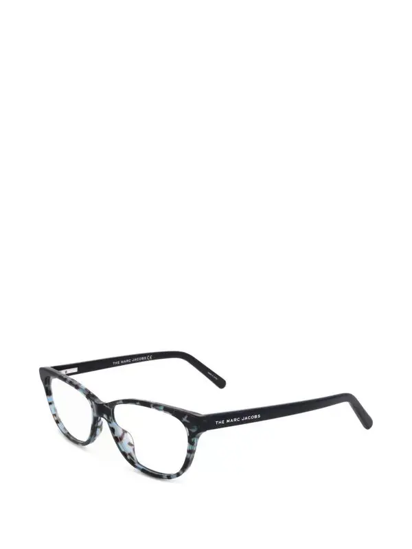 Marc Jacobs Cat Eye Tortoiseshell-effect Glasses - Blue
