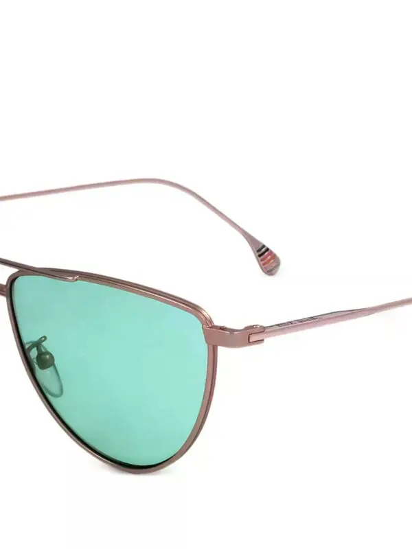 Paul Smith Matte Finish Geometric Frame Sunglasses