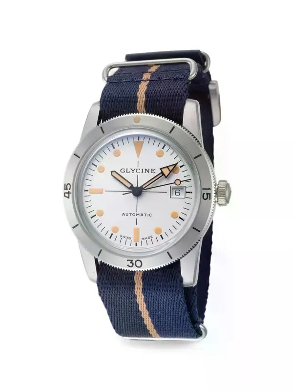 GLYCINE Sea Kraken 39mm Watch - White