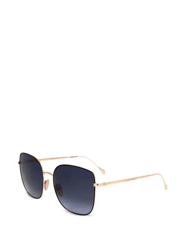 Isabel Marant Geometric-frame Sunglasses - Gold
