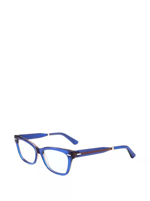 Calvin Klein Transparent Cat-eye Glasses