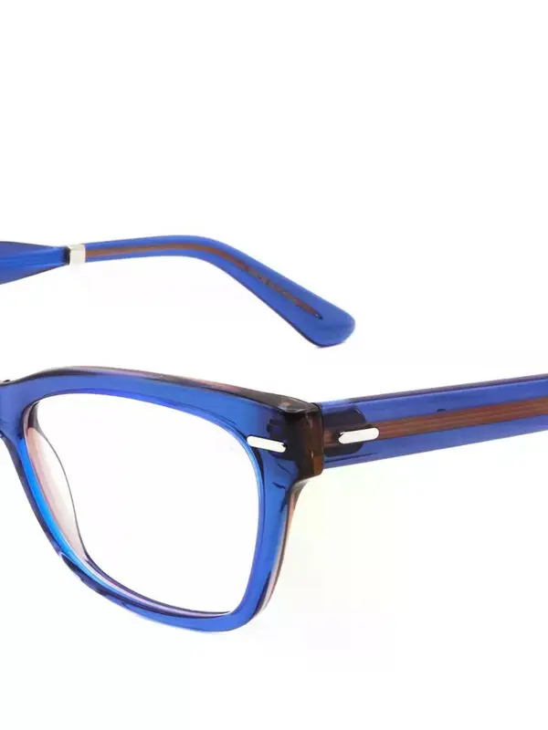 Calvin Klein Transparent Cat-eye Glasses
