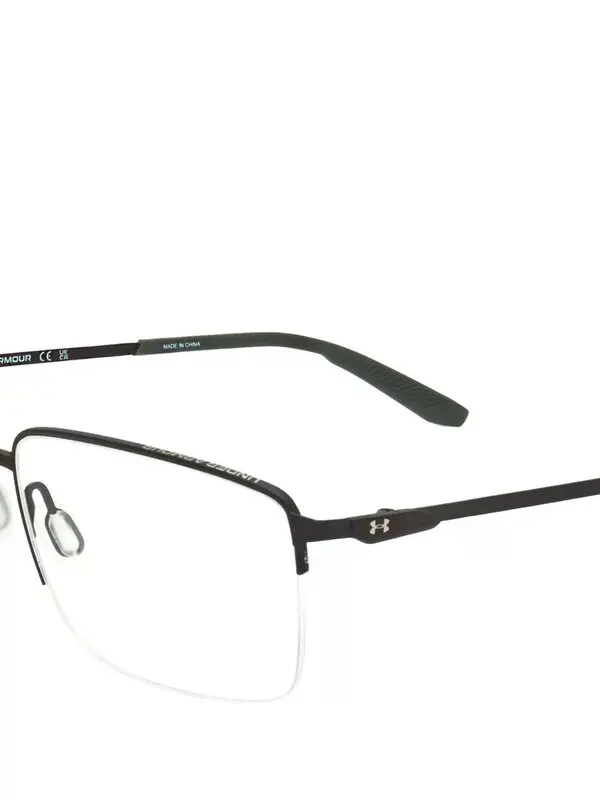Under Armour Rectangle-frame Glasses - Black