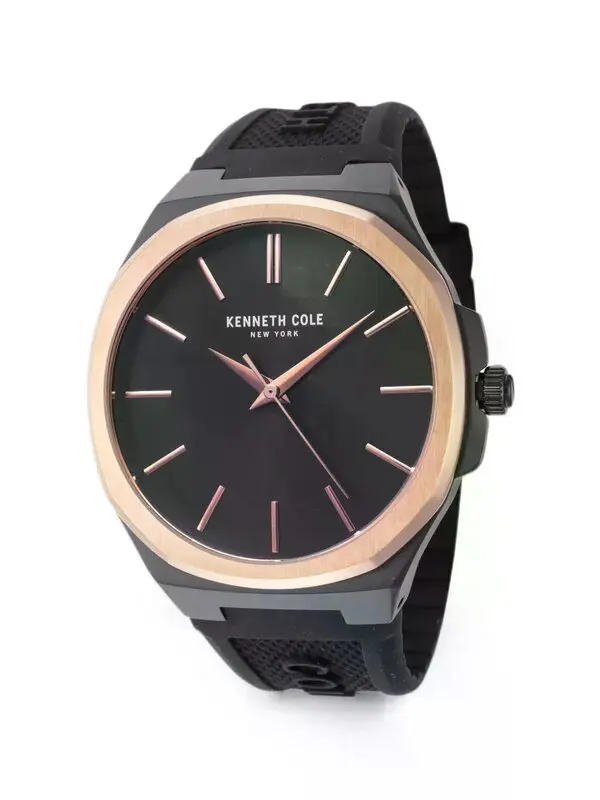 KENNETH COLE Classic Silicone-strap 43mm Watch