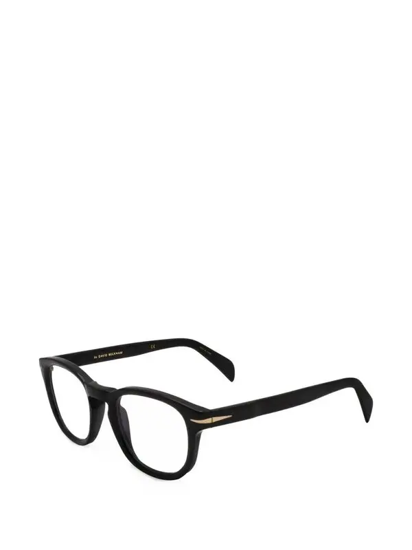 DB EYEWEAR BY DAVID BECKHAM Geometric Frame Eyeglasses - Black