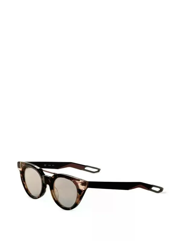 Nike Tortoiseshell Round Frame Sunglasses
