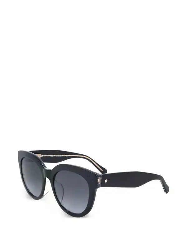 Kate Spade New York Cat-eye Sunglasses With Logo Detail - Black
