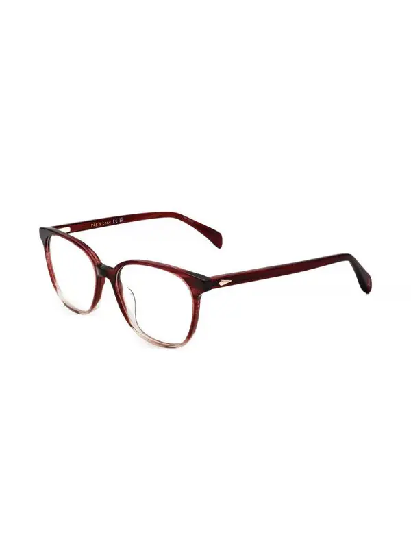 Rag & Bone Horn-effect Squared-frame Glasses