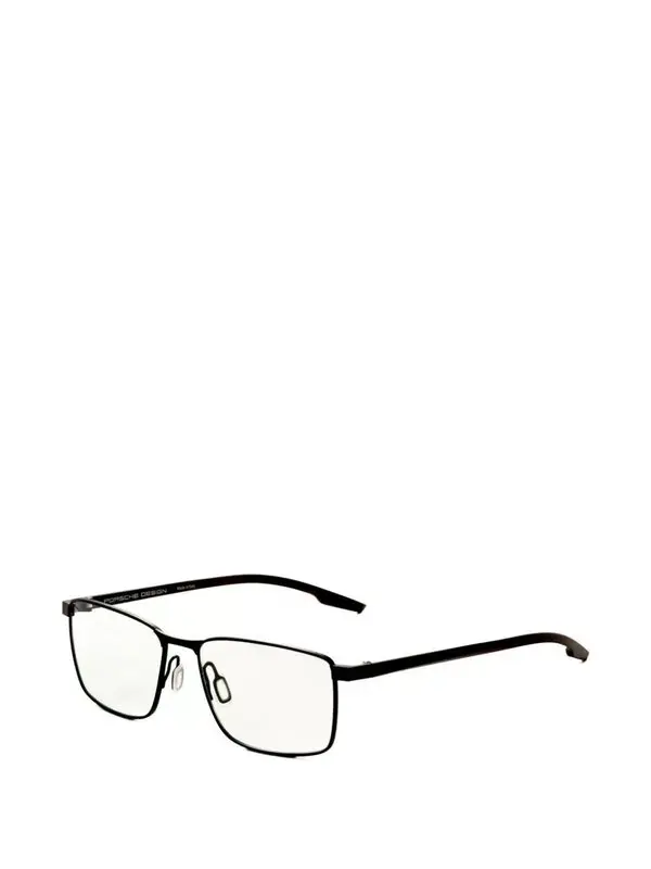 Porsche Design Rectangle Frame Eyeglasses - Black