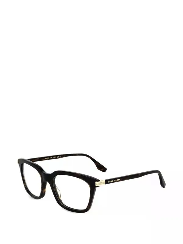Marc Jacobs Tortoiseshell-effect Square-frame Eyeglasses - Brown