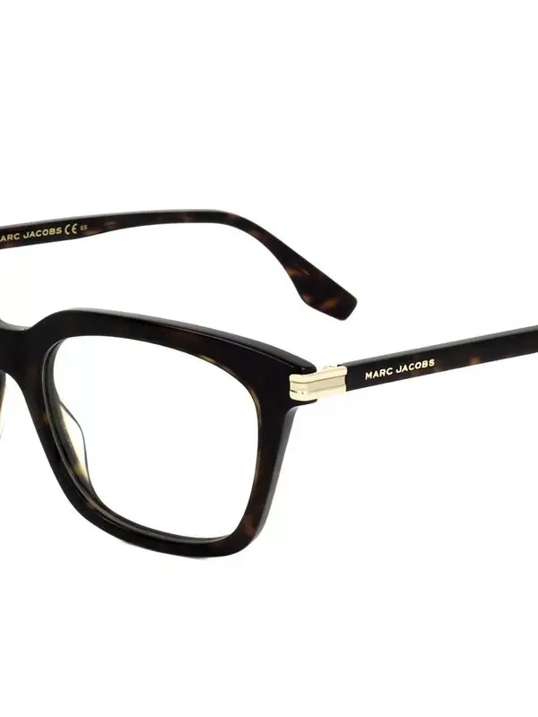 Marc Jacobs Tortoiseshell-effect Square-frame Eyeglasses