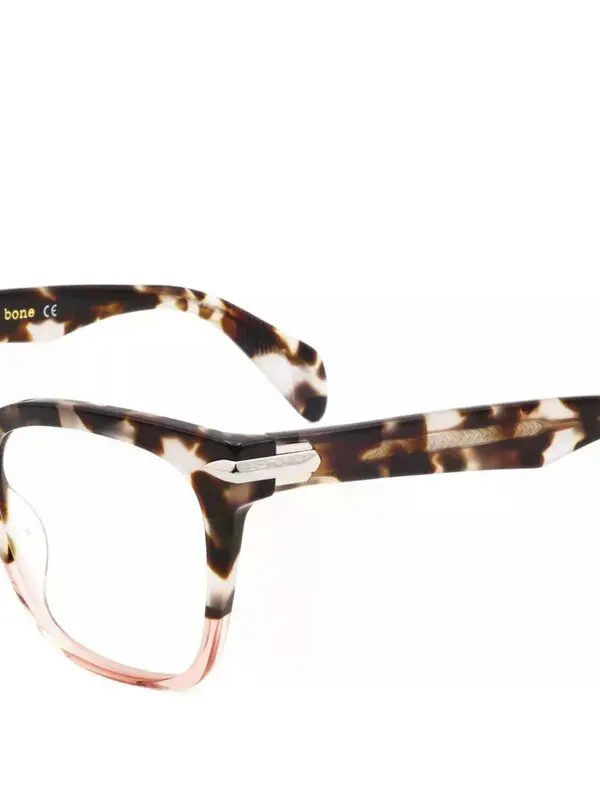 Rag & Bone Tortoiseshell-effect Square-frame Glasses