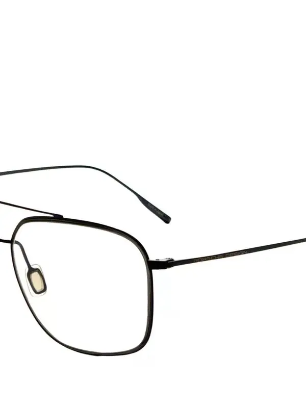 Porsche Design Double-bridge Geometric Eyeglasses - Blue