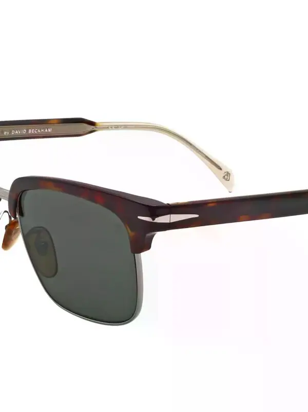 DB EYEWEAR BY DAVID BECKHAM Tortoiseshell-effect Square-frame Sunglasses