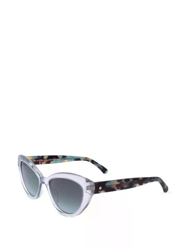 Kate Spade New York Cat-eye Sunglasses With Tortoiseshell Effect - White