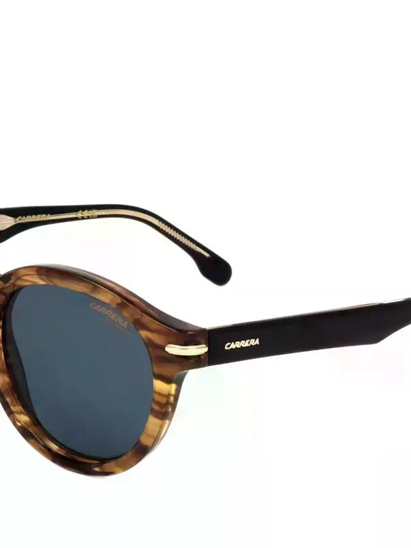 Carrera Eyewear Round-frame Horn-effect Sunglasses