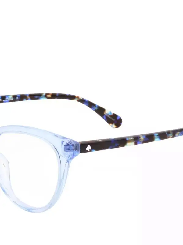 Kate Spade New York Tortoiseshell-effect Cat-eye Glasses - Blue