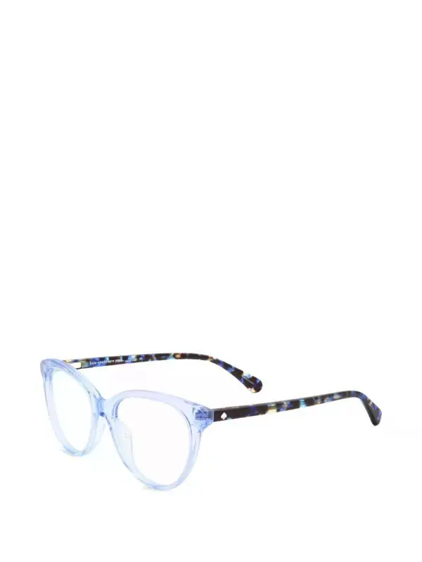 Kate Spade New York Tortoiseshell-effect Cat-eye Glasses - Blue
