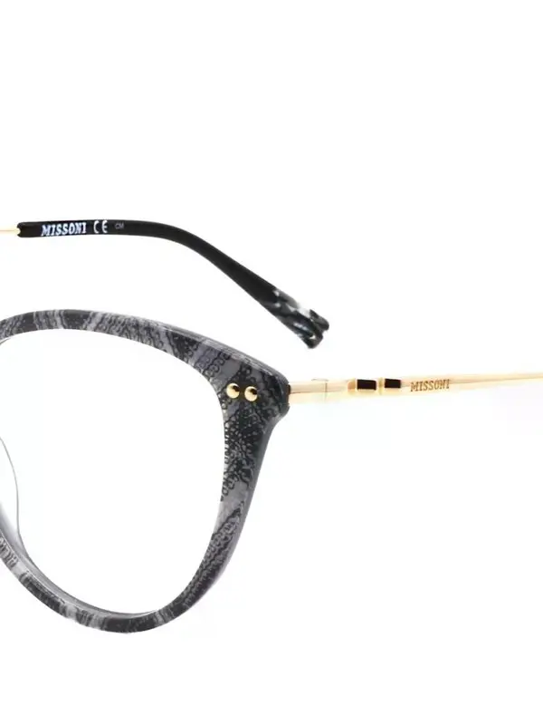 Missoni Patterned Cat Eye Eyeglasses