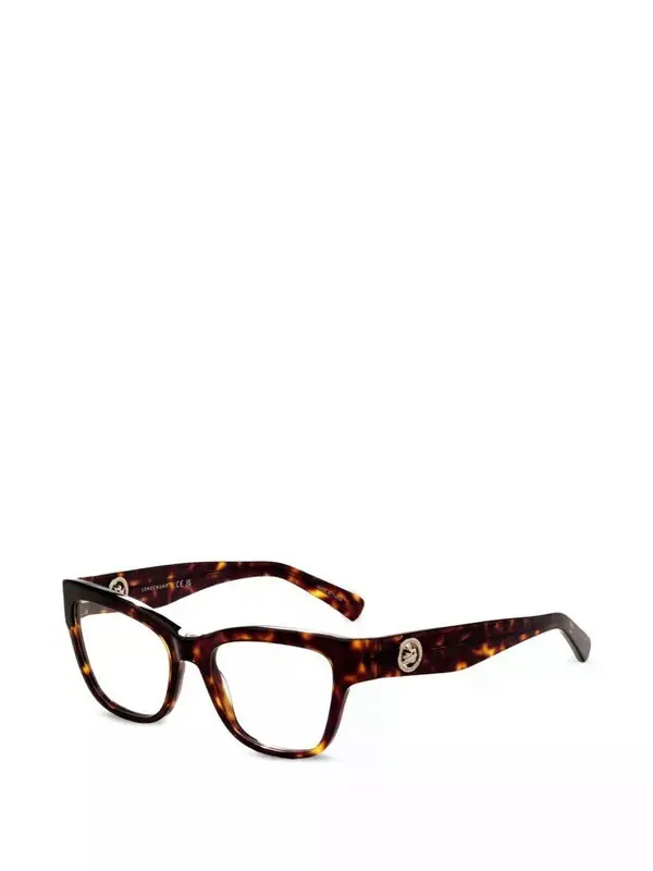 Longchamp Tortoiseshell-effect Eyeglasses - Brown