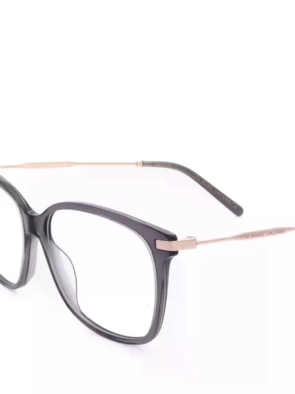 Marc Jacobs Geometric Frame Eyeglasses - Black
